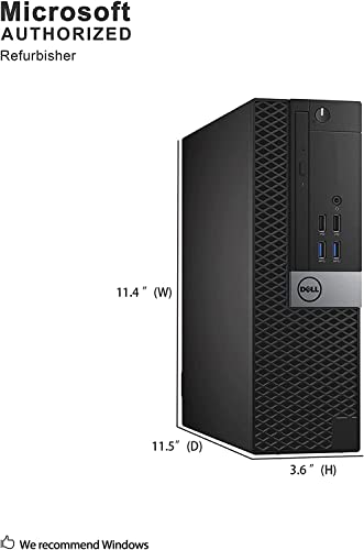 Dell OptiPlex 7040 Small Form Factor PC, Intel Quad Core i7-6700 up to 4.0GHz, 16G DDR4, 512G SSD, Windows 10 Pro 64 Bit-Multi-Language Supports English/Spanish/French (Renewed)