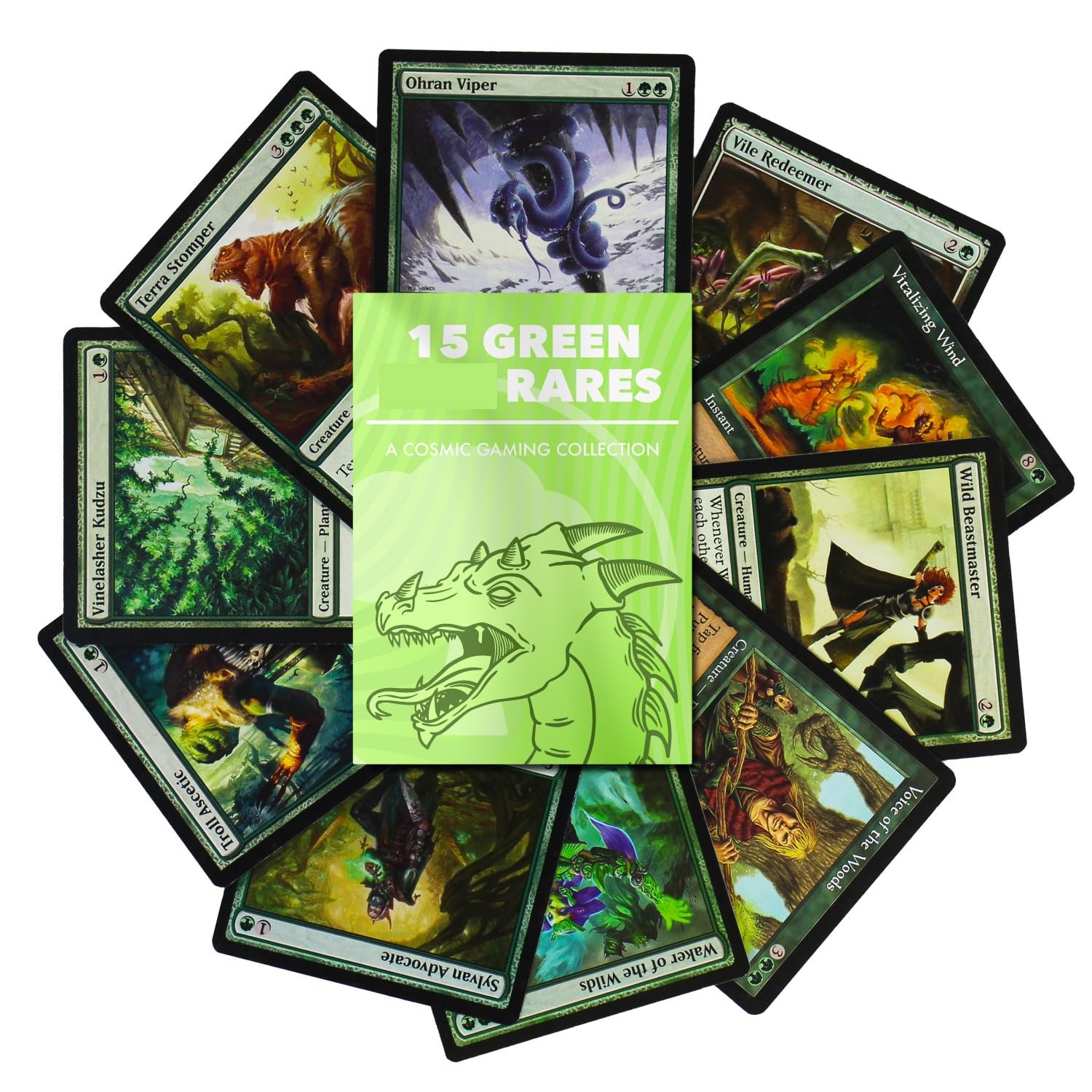 Cosmic Gaming Collections Green Rares