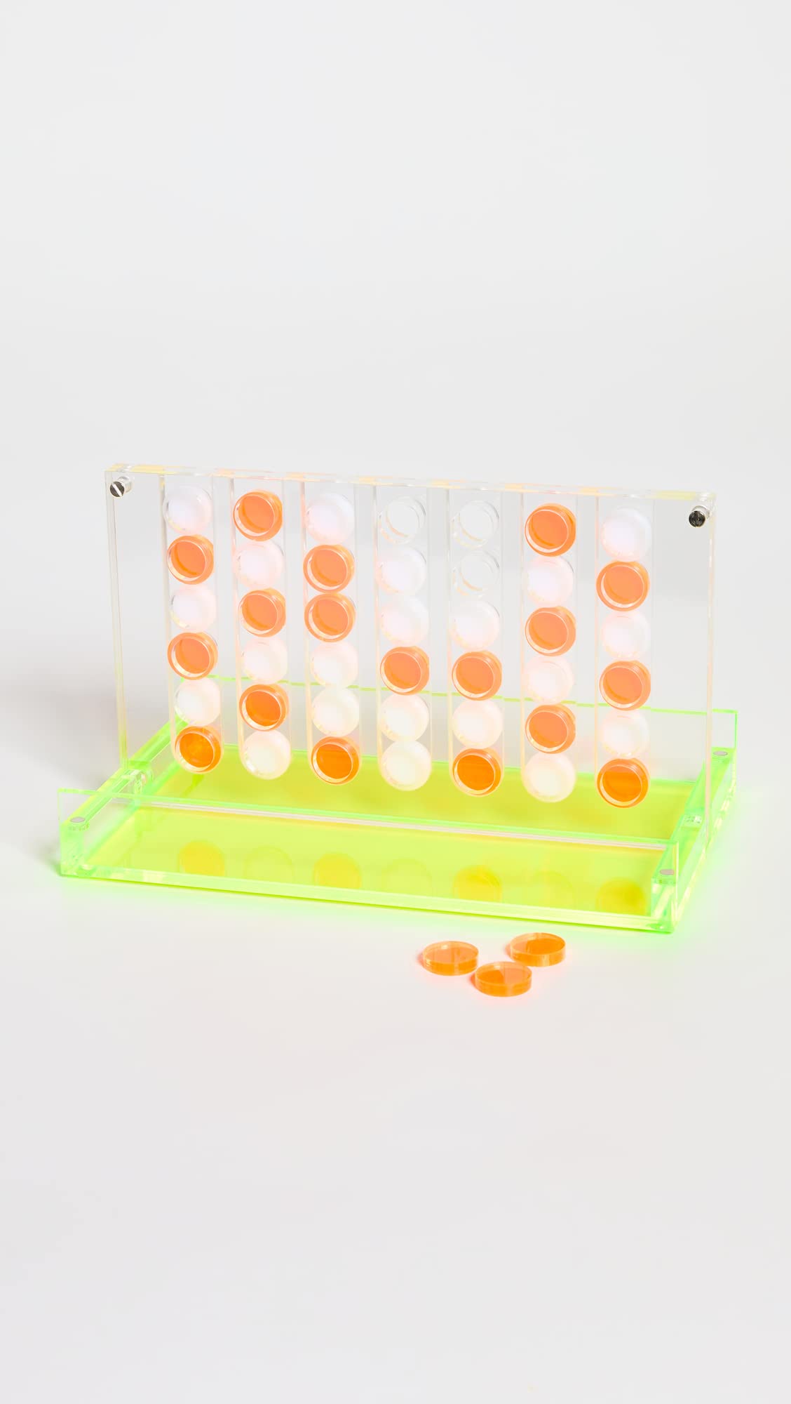 Mini Lucite 4 in A Row Limited Edition Neon