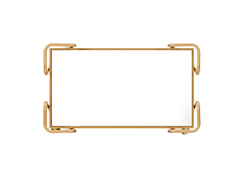 Linon Gina Mid-Century Bar Cart, Gold
