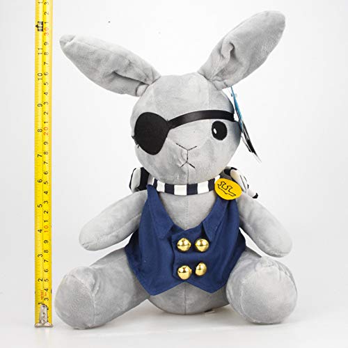 Big Fun Black Butler Kuroshitsuji Ciel Phantomhive Rabbit Plush Doll (Gray)