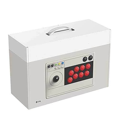 Arcade Stick Joystick Dynamic Button Ultimate Software Turbo Bluetooth-Compatible & 2.4G Wired Connectivity Compatible with Switch & Windows