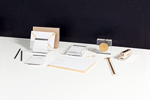 russell+hazel Weekly Notepad, White with Gilded Edges, 80 Sheets, 10β x 7β (27616)