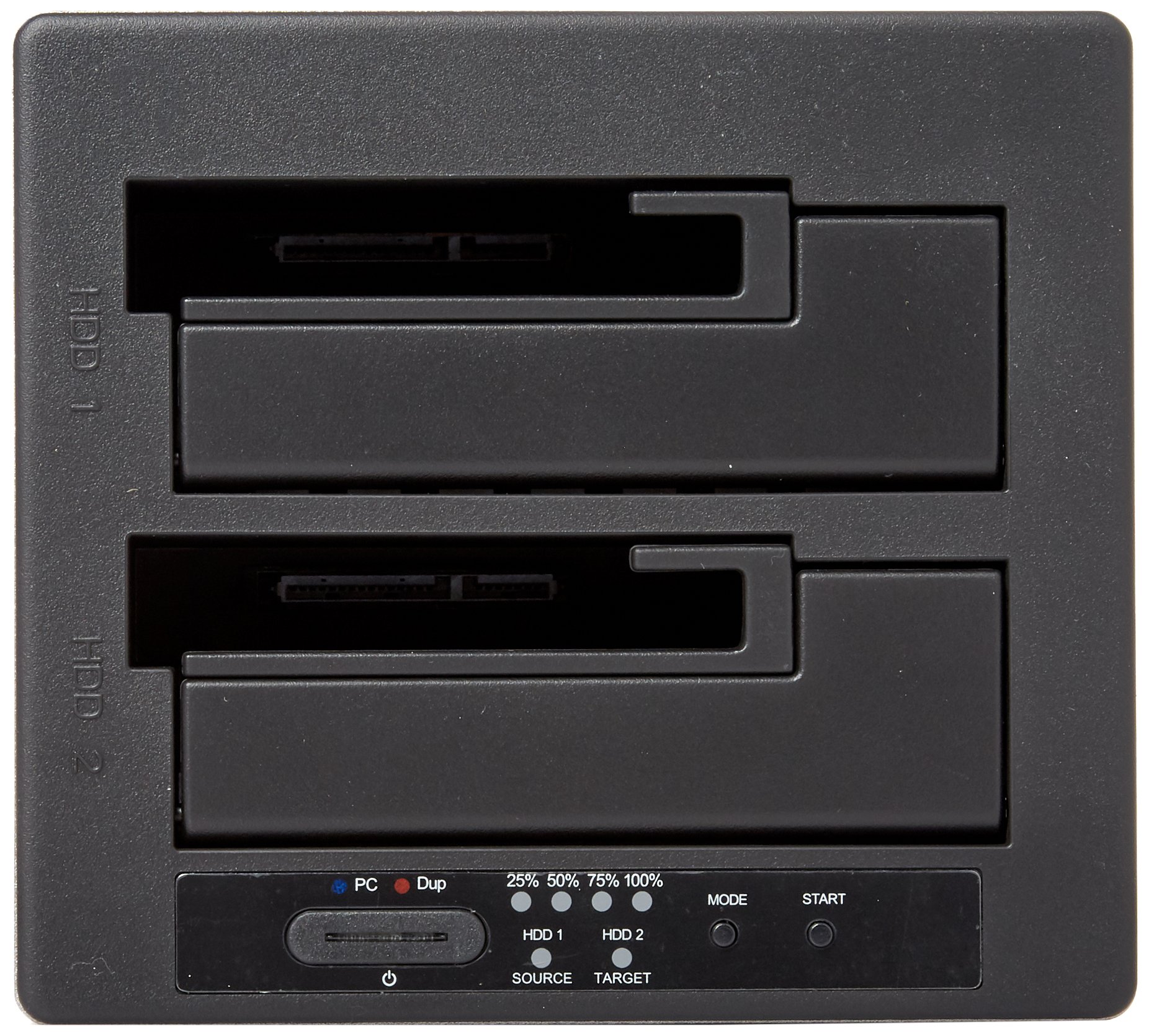 SilverStone Technology 3.5" and 2.5" External Hard Drive Dock with USB 3.1 Type- C Gen 2, Supports Offline Clone and JBOD modes with Hot-Swap TS12C
