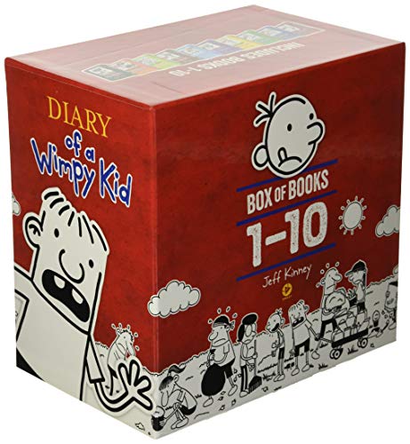 Diary of a Wimpy Kid Box of Books (Books 1-10)