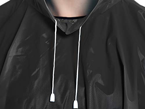 ANTVEE Reusable Adult Rain Ponchos 2 count (Pack of 1) for Women and Men with Drawstring Hood