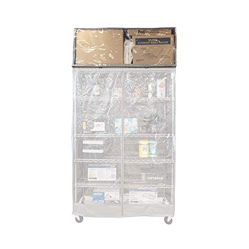 Storage Shelving Top Cover, Extend Coverage for Items on Top of Your 5-Shelf Unit 48" Wx18 Dx18 H Easy View One Side See Through Panel (Top Cover Only)…
