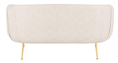 Safavieh Couture Collection Alena Glam Oatmeal Loveseat