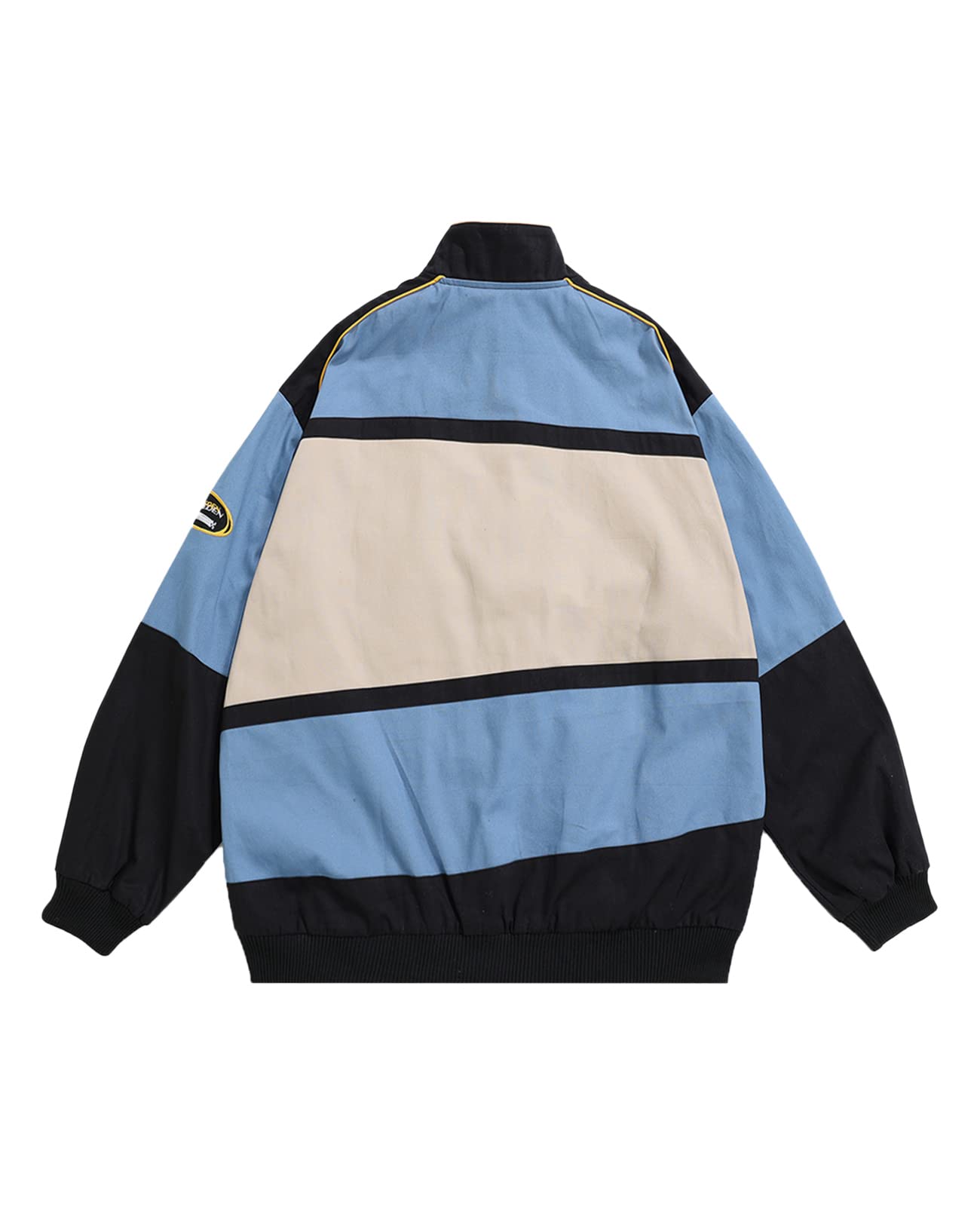 Aelfric Eden Men's Varsity Jacket Harajuku Vintage Graphic Baseball Jacket Unisex Coats Streetwear