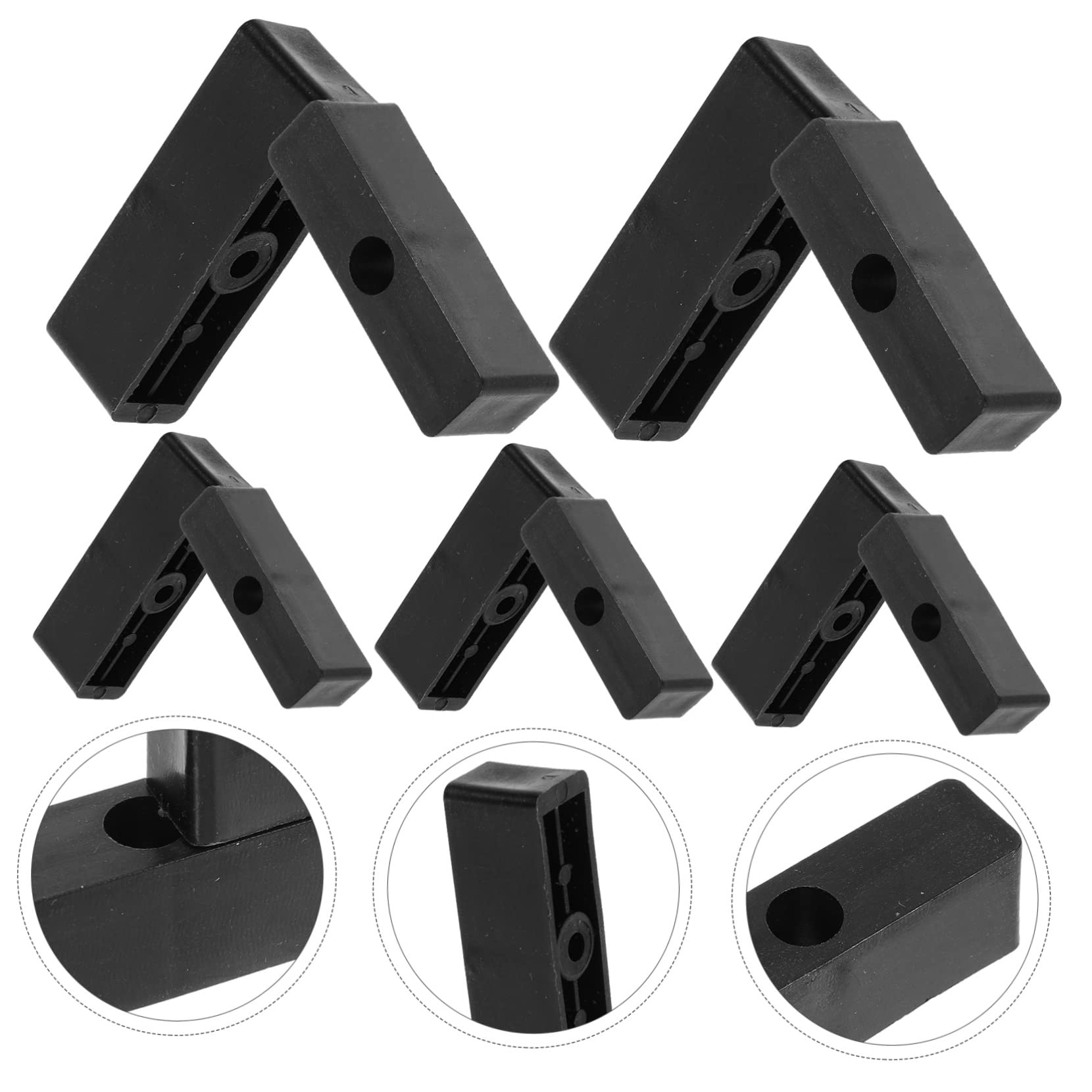 Abaodam 10pcs Window Stopper Door Lock Stopper Sliding Window Lock Easy Installation for Vertical and Horizontal Sliding Windows