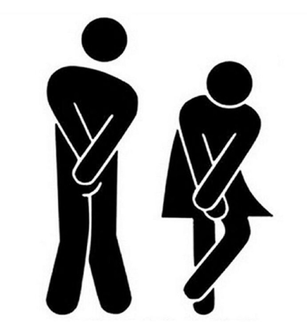 Bestjybt DIY Removable Washroom Toilet Bathroom WC Sign Door Accessories Wall Sticker Home Decor