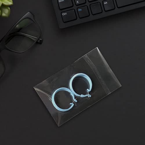 Aubeco 240pcs 2x3 inch Cellophane Bags, Jewelry Bags for Selling, Small Candy Bags, Clea Cello Bags for Cookie Packaging
