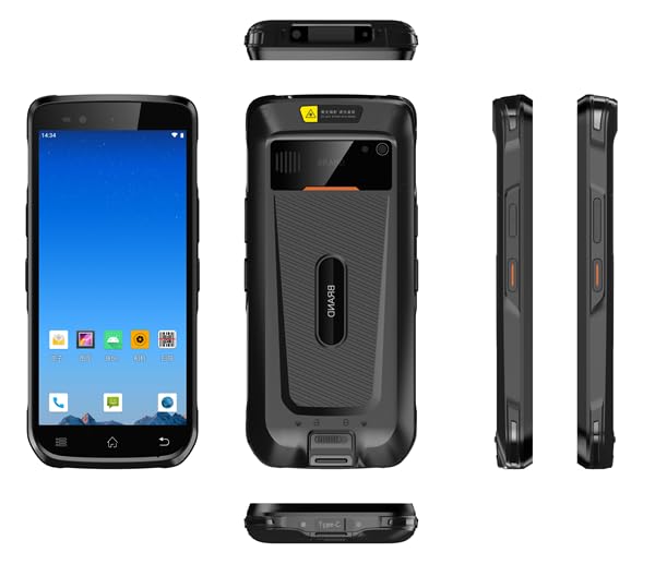Android Enterprise Handheld Mobile Terminal with 6" Touch Screen| Honeywell Barcode Scan Engine | Bluetooth 5.1 | WiFi & 4G LTE | 1D 2D Barcode Data Capture for Logistics Warehouse Inventory