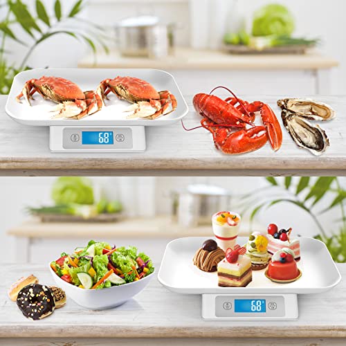 Digital Baby Scale for Pets, Accuracy 1g/0.035oz, Measuring Range 0.1oz-33lbs,Unit g/kg/lb/oz/tl/ml, Suitable for Kitten Puppy Rabbit Tortoise Snake Etc