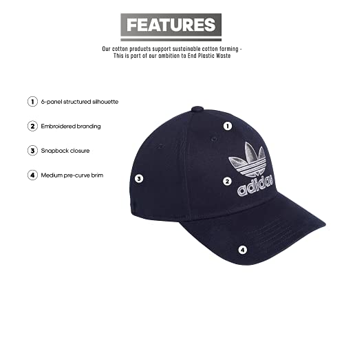 adidas Originals Men's Originals Icon Snapback 2.0, Collegiate Navy/Grey/White, One Size