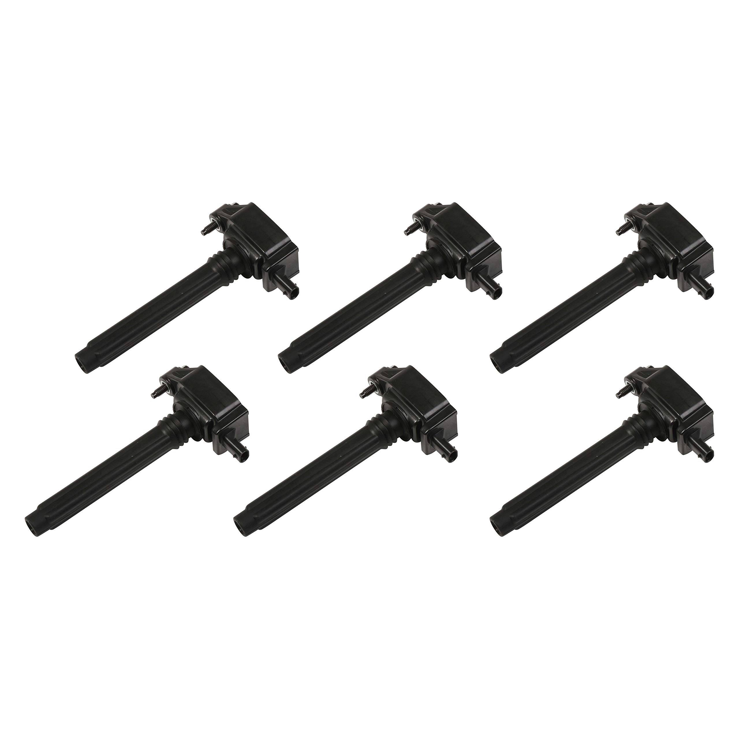 827363 MSD Ignition Coil - Blaster - Chrysler V6 - Black - 6-Pack