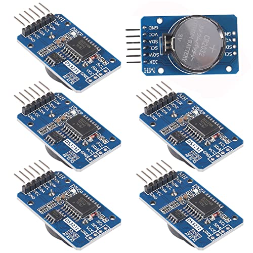 6PCS DS3231 Real Time AT24C32 Clock Module RTC Sensor IIC Timer Alarm Clock Memory Board