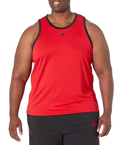adidas Big & Tall 3G Speed Tank Better Scarlet/Black 3XL Tall