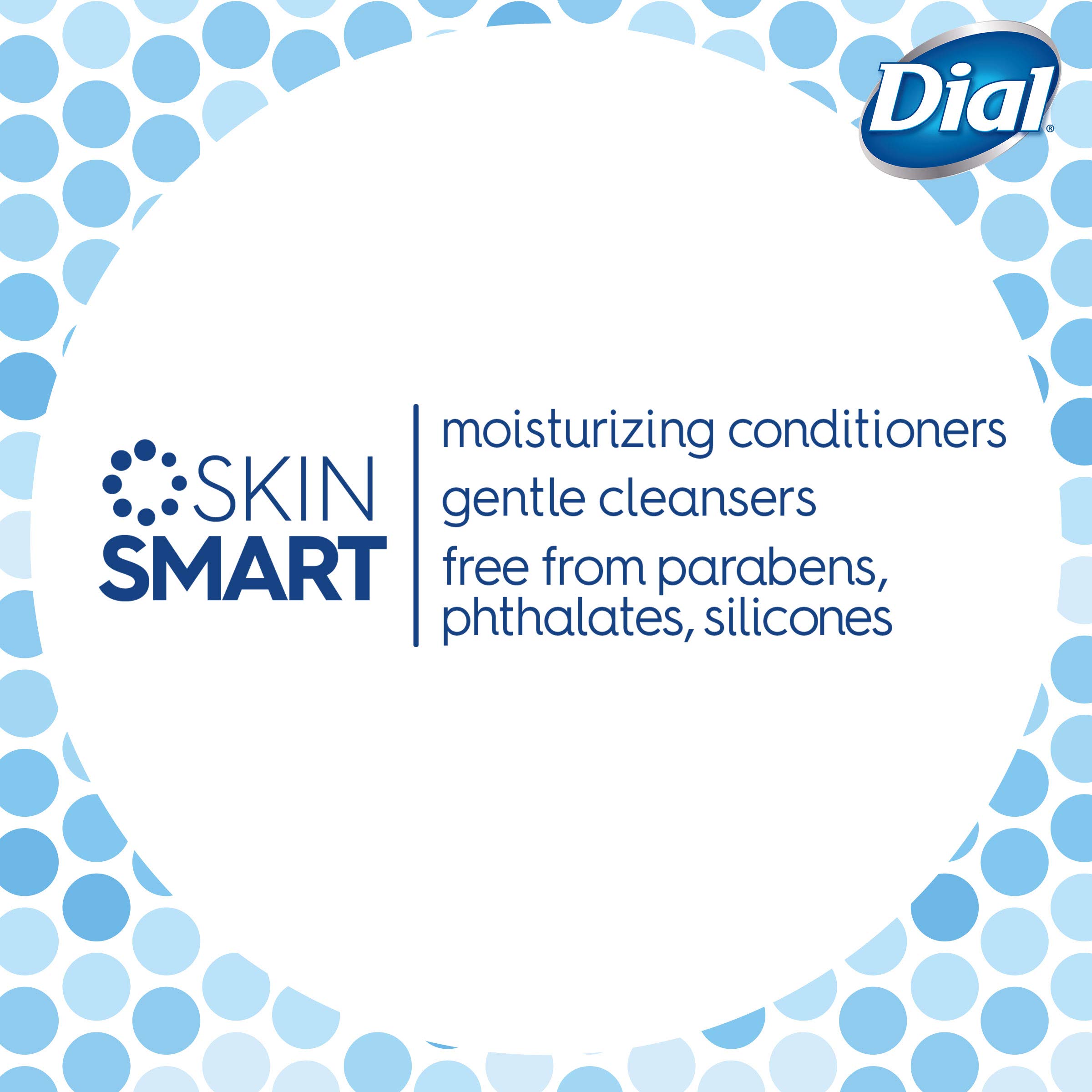 Dial Body Wash, Silk & Magnolia, 21 Ounces (Pack of 6)