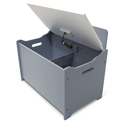 Gap GapKids Toy Box - Greenguard Gold Certified, Grey/White