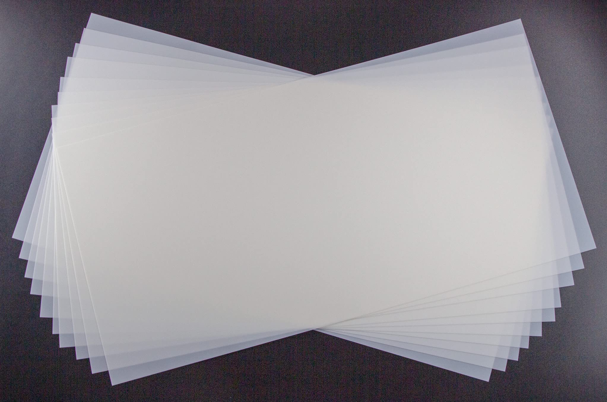 7mil Blank Mylar Sheets for Stencil,10PCS 12X24 inch Milky Translucent PET Blank Stencils Sheets, Template Material for Cutting Machines, Laser Cutting, Food-Safe Craft Plastic