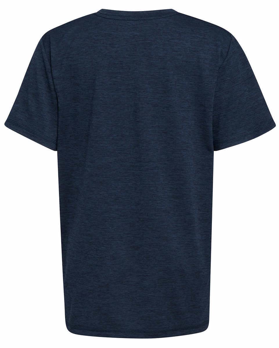 adidas boys Youth 2-Pack Performance Tee (Heather Grey/Dark Blue, X-Large 18/20)