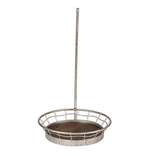 Spectrum Diversified Heritage Holder & Fruit Tray Storage Organization and Display of Produce Vegetables Banana Hanger, Galvanized, Fruit Basket