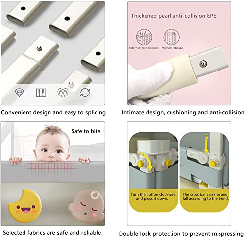 EAQ Bed Rail for Toddlers, Infants Safety Bed Guardrail, Toddler Bed Rails for Twin, Full Size, Queen &King Mattress,Extra Long Crib Rail Guard,One Pack(59", Dog)