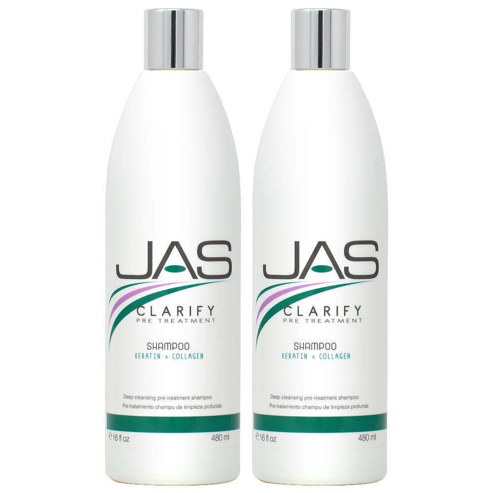 JAS Clarify Pre Treatment Shampoo 16oz (Pack of 2)
