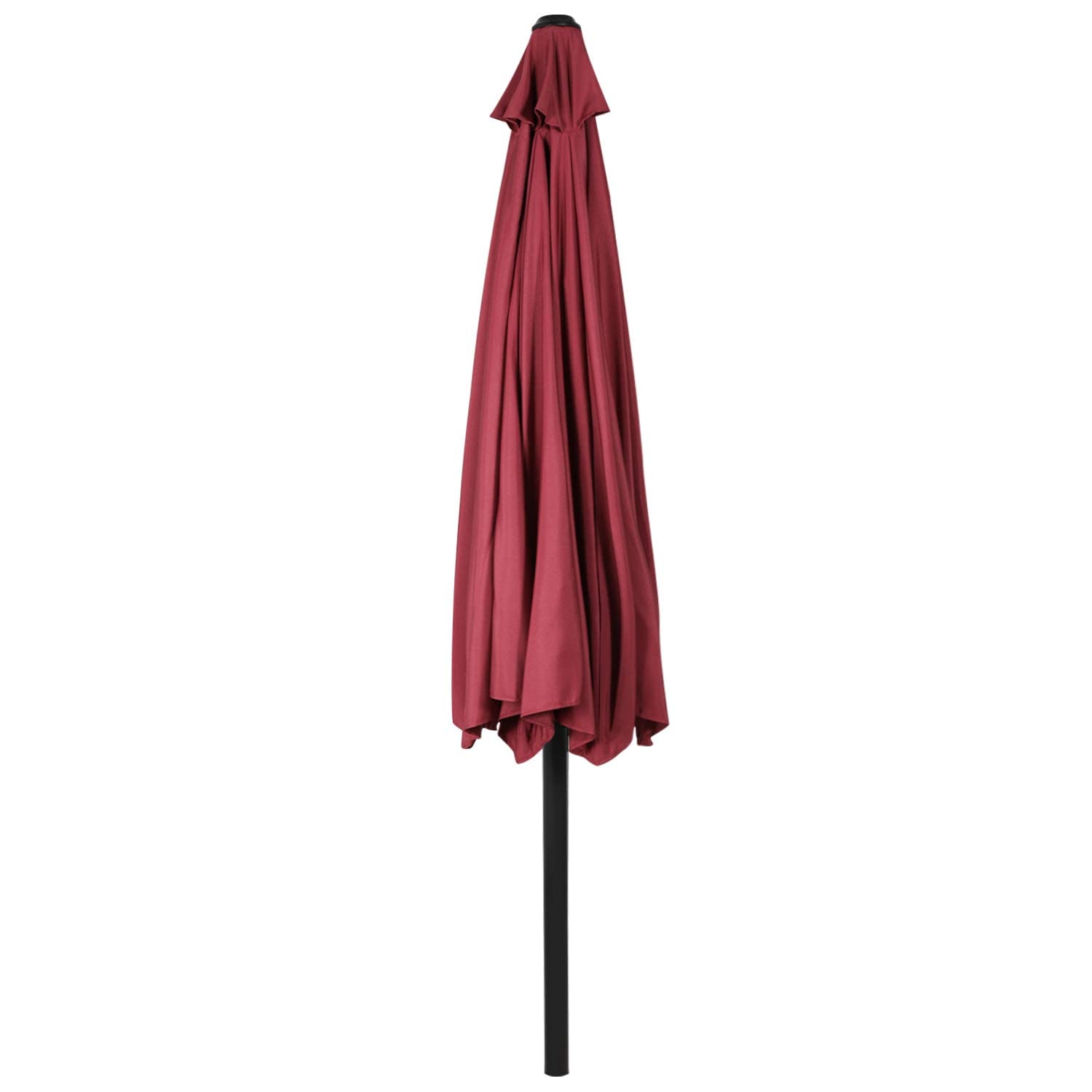 ABCCANOPY Patio Umbrella 11FT - Outdoor Half Umbrellas for Patio, Backyard, Garden, Deck (Burgundy)