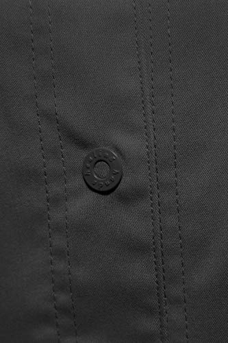Healing Hands Womens Scrub Jacket 5 Pocket Purple Label 5063 Daisy Snap-up Scrubs Women Jacket Black XL