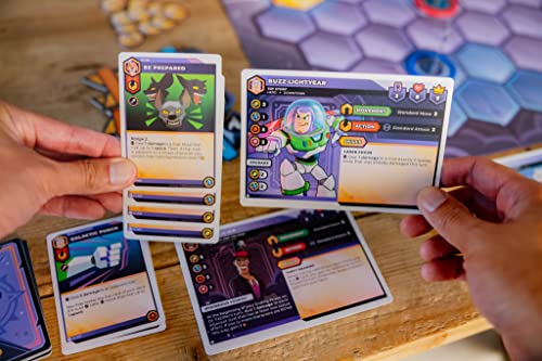 Disney Sorcerer’s Arena: Epic Alliances Leading The Charge Expansion | Featuring Buzz Lightyear, Scar, and Elsa | Officially-Licensed Disney Strategy & Family Board Game