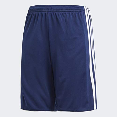 adidas Tastigo 17 Climacool Quarter Length Soccer Shorts, Dark Blue/White, Small