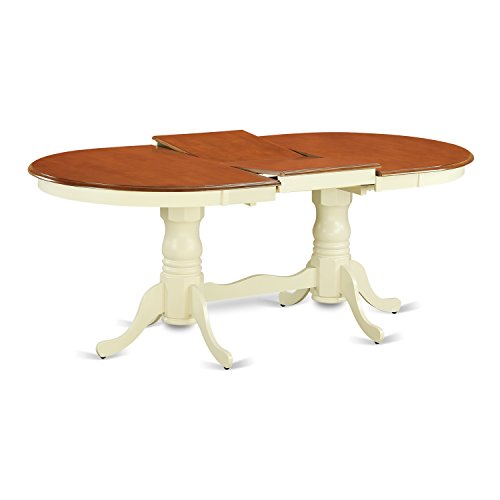 East West Furniture PLDO9-WHI-W, 9-pieces