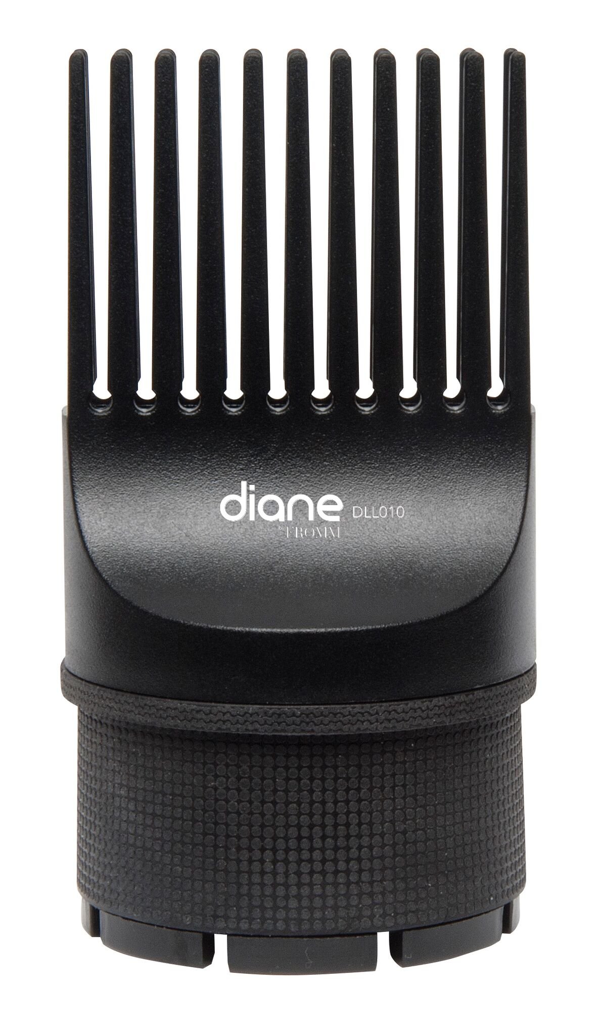 Diane Universal Blow Dryer Comb Attachment for Straightening, Detangling, Volumizing, and Styling, Fits Most Hair Dryers with 2β or Smaller Barrels, Blac