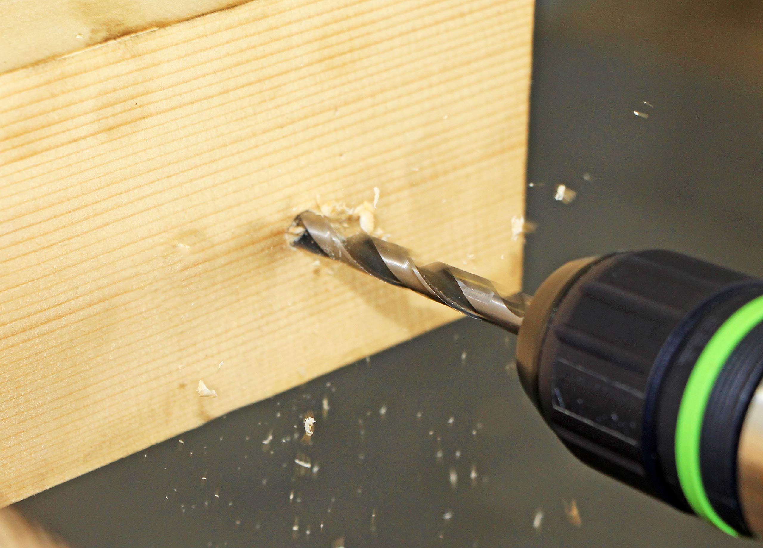 Fisch Brad Point Drill Bits (6mm x 93mm) - Premium Drill Bits for Soft, Hard, Veneered and Laminated Wood, MDF and Acrylic Glass - Beveled Edge for Fast, Easy Cutting - FSF-003977 - Made in Austria