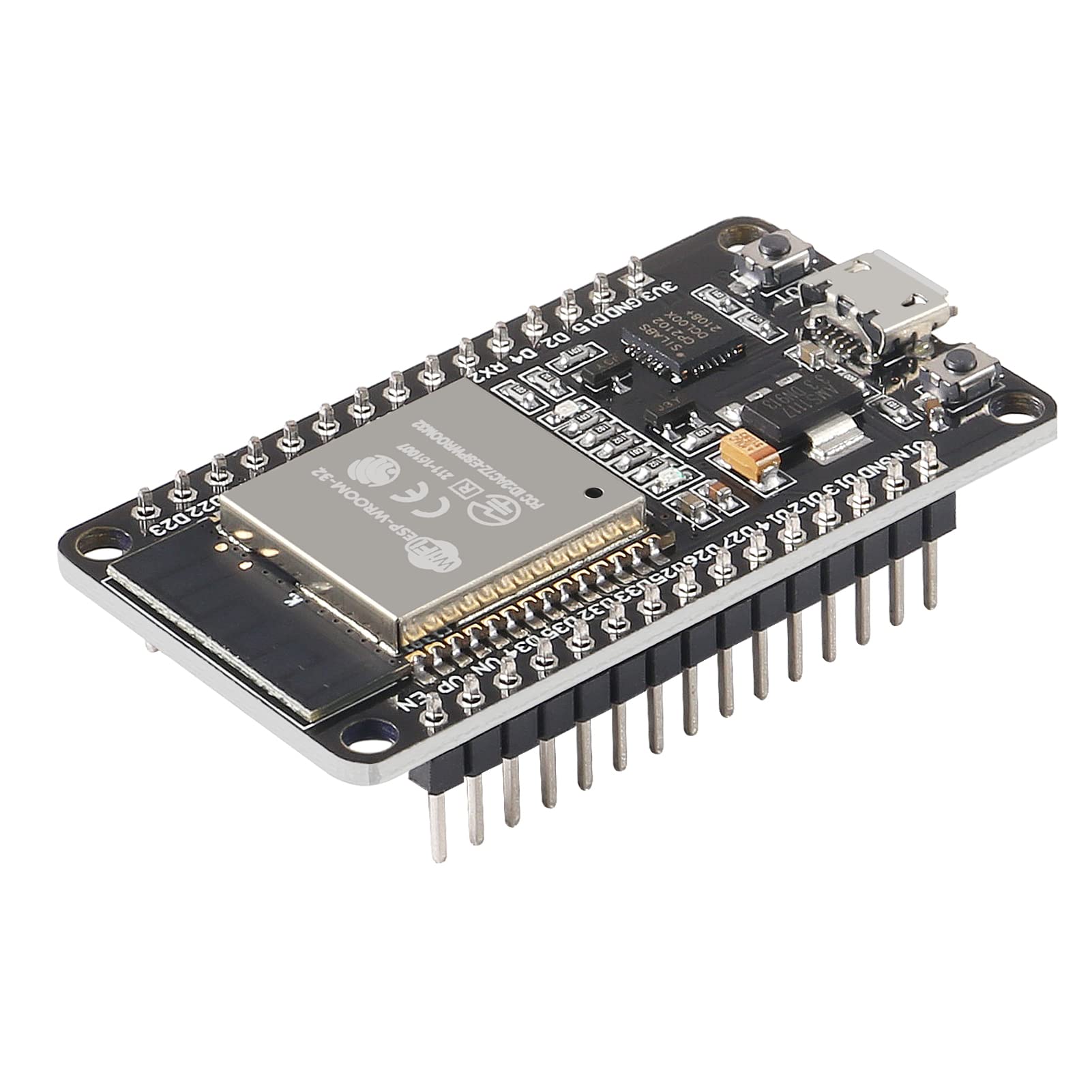 6pcs ESP32 ESP-WROOM-32 30Pin ESP-32S Development Board 2.4 GHz Dual Core WiFi Bluetooth Wireless Board Module Microcontroller