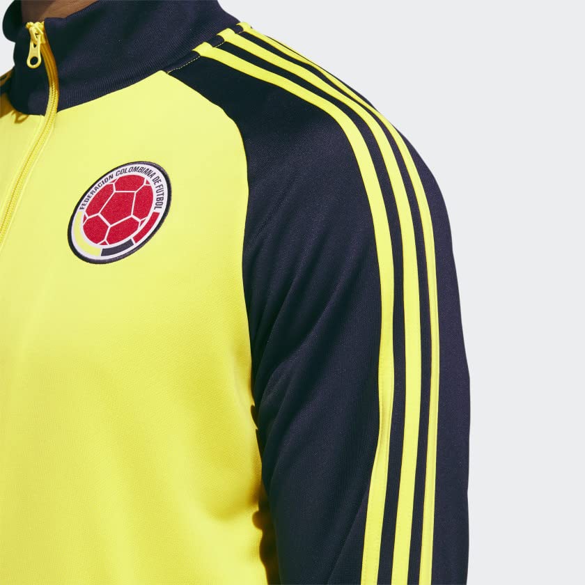 adidas Colombia 3-Stripes Track Top Men's, Yellow, Size L