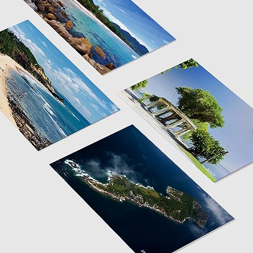 Dear Mapper Brazil Natural Landscape Postcards Pack 20pc/Set Postcards From Around The World Greeting Cards for Business World Travel Postcard for Mailing Decor Gift