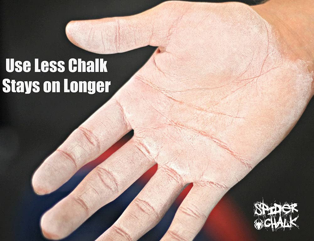 8oz Gym Chalk Mega Block - Lasts 2X Longer Made in The USA - for Powerlifting, Weightlifting, Cross Fit