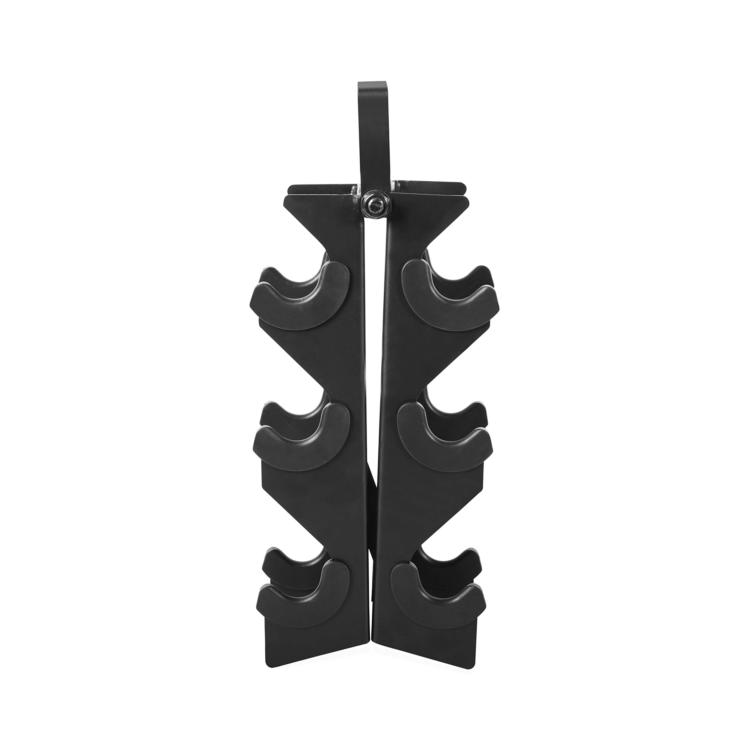 CAP Barbell Color Coated Hex Dumbbell Set with Dumbbell Stand