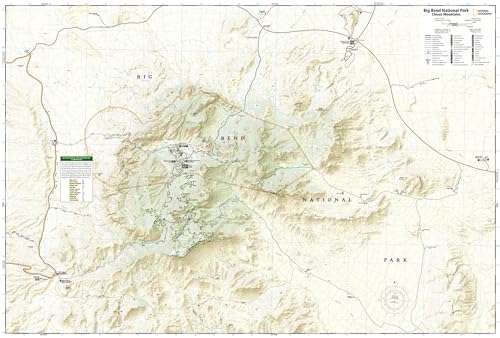 Big Bend National Park Map (National Geographic Trails Illustrated Map, 225)