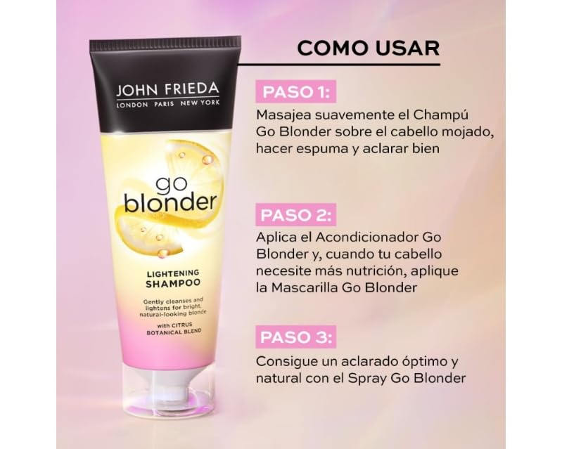 John Frieda Sheer Blonde Go Blonder Lightening Shampoo, 250 ml by John Frieda