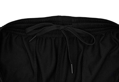 adidas Game Built Player Climalite Short with Pockets, Black- Power Red X-Large
