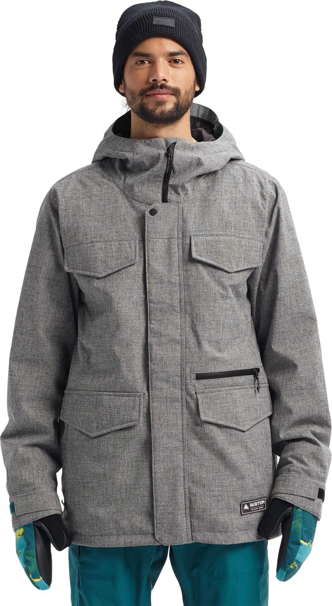 Burton Mens Covert Jacket, Bog Heather New, Medium