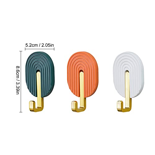 Bsxgse Creative Wall Hook Hand Heart Wall Hanger No Drilling Easy to Install Hooks Strong Adhesive Cute Ornament Decorative Wall Hooks Quilt Wall Hangers 36 Inches (Green, One Size)