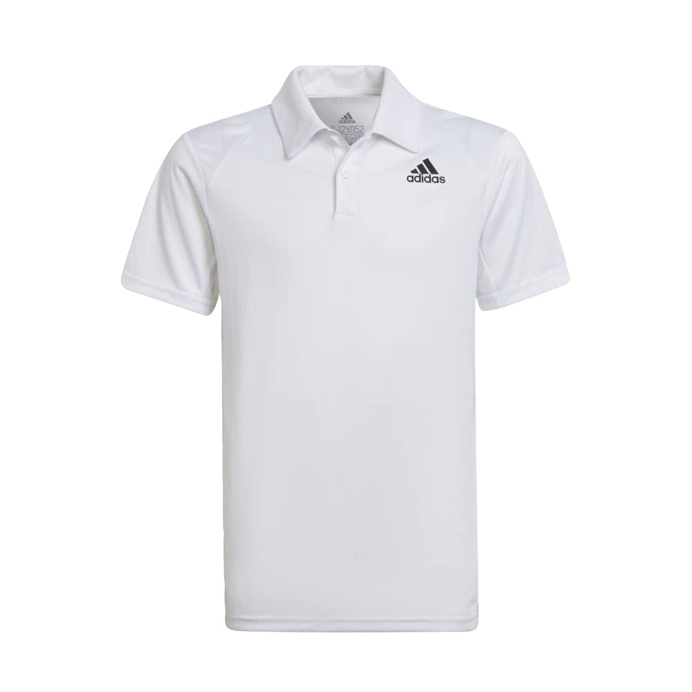 adidas unisex-child B Club Polo White/Black Small
