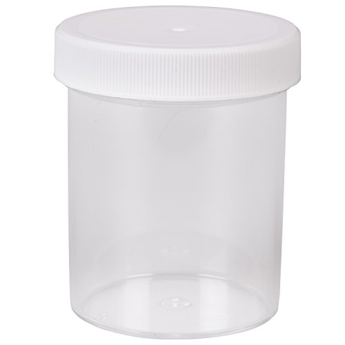 Maddie Rae's Storage Jars 4oz (12 pack) - Wide Mouth, Air Tight Container, and Refillable Organizer Jars with White Lids, Perfect for Makeup, DIY Crafts for Kids, Gifts, Charms, Beads, Sprinkles