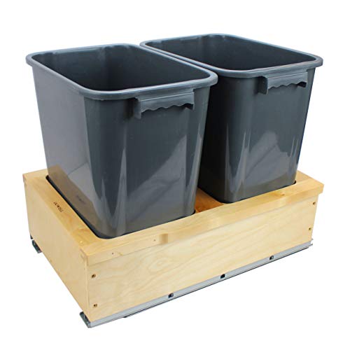 Dowell 4006 0215/0218/0221 Single/Double Waste Basket Pullout for B15/B18/B21 Cabinet (for B18 Cabinet)