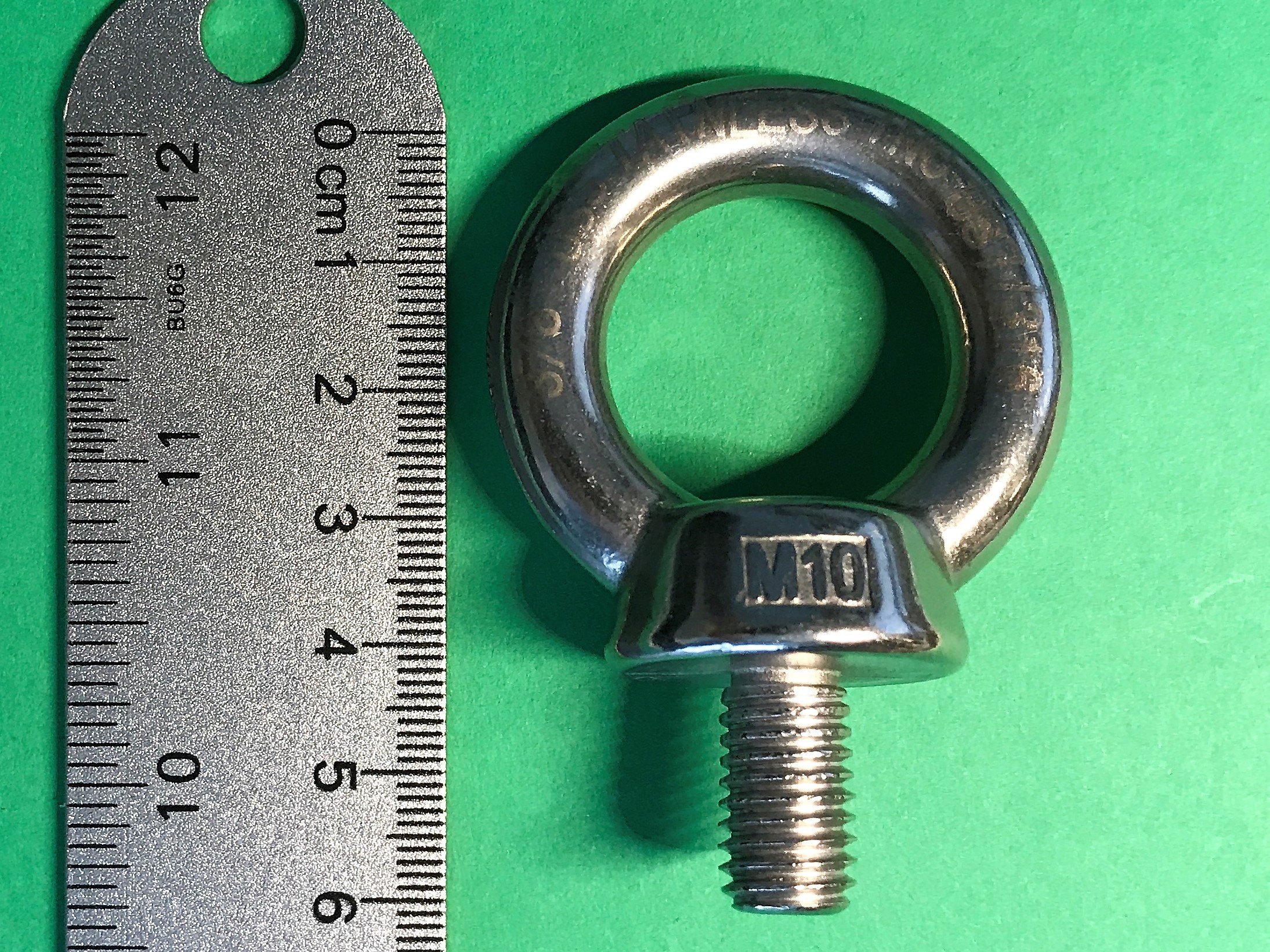 US STAINLESS Stainless Steel 316 Lifting Eye Bolt 10mm M10 Marine Grade Heavy Duty